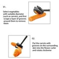 Vegetable Curler Shredder, 3-in-1 Spiralizer Peeler for Carrot Cucumber ...