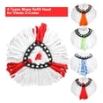 AKOLAFE Spin Mop Replacement Heads 8 Pack, Microfiber Mop Refills ...