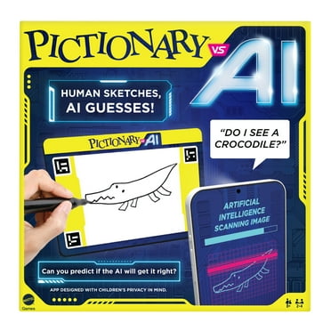 Pictionary Board Game for PreK & School Age Kids, Adults Game Night ...
