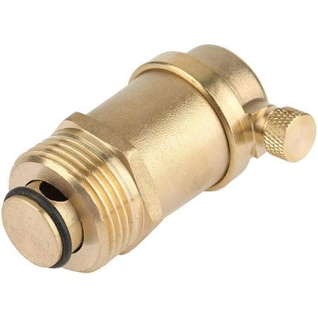 Bmatwk Bleed Valve, DN25 G1 Automatic Bleed Valve Made of Brass for The ...