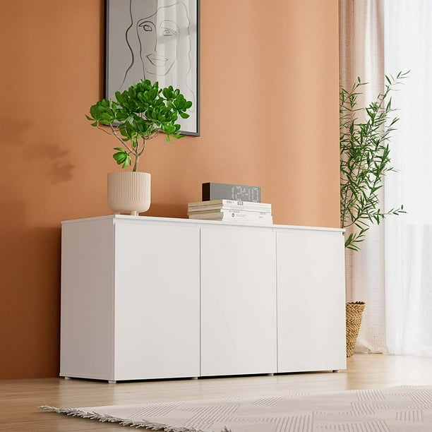 Cozy Castle Buffet Cabinet with Storage, Coffee Bar Cabinet with 3 ...