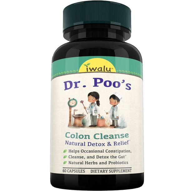 Dr Poos Colon Cleanse Detox & Repair - Fast Acting Constipation Relief ...