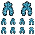 10Pcs Computerized Embroidery Cloth Self Adhesive Patches Stick On ...