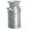 Hampton Art Milk Jug, Galvanize Metal, 12" x 6" x 6" - Walmart.com