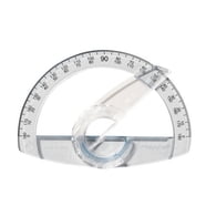 Westcott 6 inch Student Clear Plastic Circular Protractor Tool, 1 Piece ...