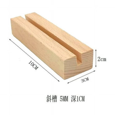 Efavormart 10 Pack | 5" Natural Mini DIY Tabletop Wooden Display Easel ...