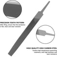 Flat Medium Cut File, Double Cut Teeth, Made of High Carbon Steel, Hand ...