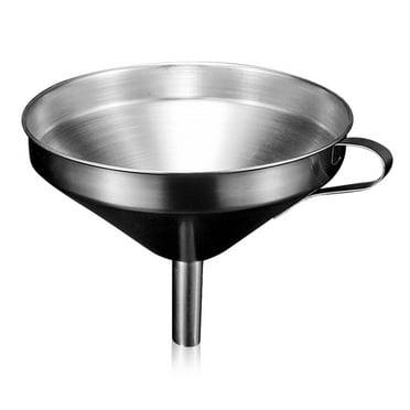 Large Stainless Steel Funnels for Home Cooking, Safe for Food Use ...
