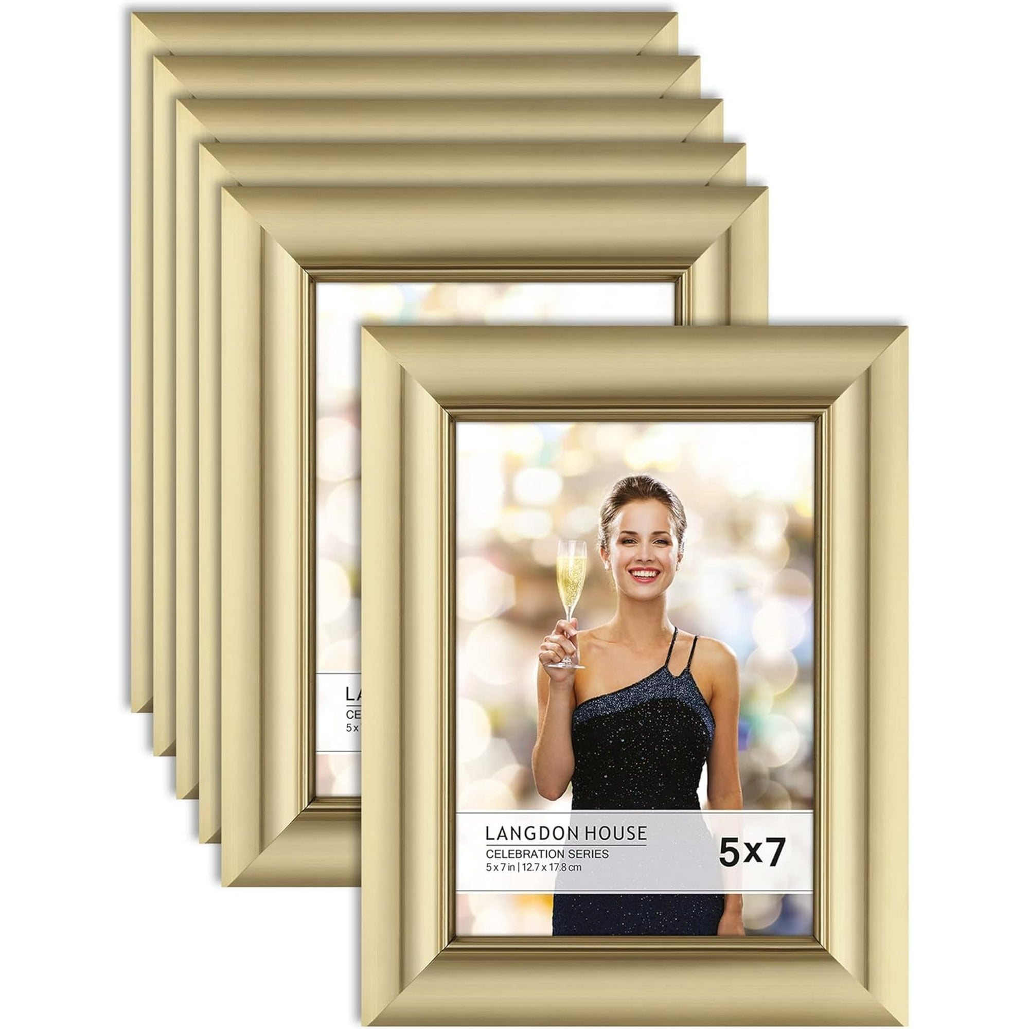 Click here for Surjde 5x7 (13x18 Cm) Picture Frames (Gold  6 Pack... prices