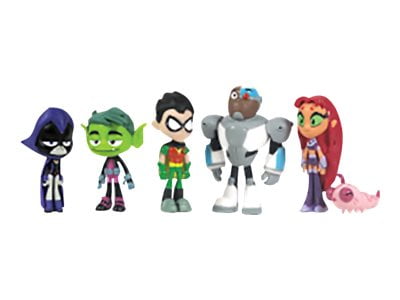 Teen Titans Deluxe 6-Pack 2" Mini Figures - Walmart.com