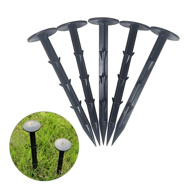 Xingzhi 100 Pcs Plastic Garden Stakes Landscape Spikes Greenhouse ...