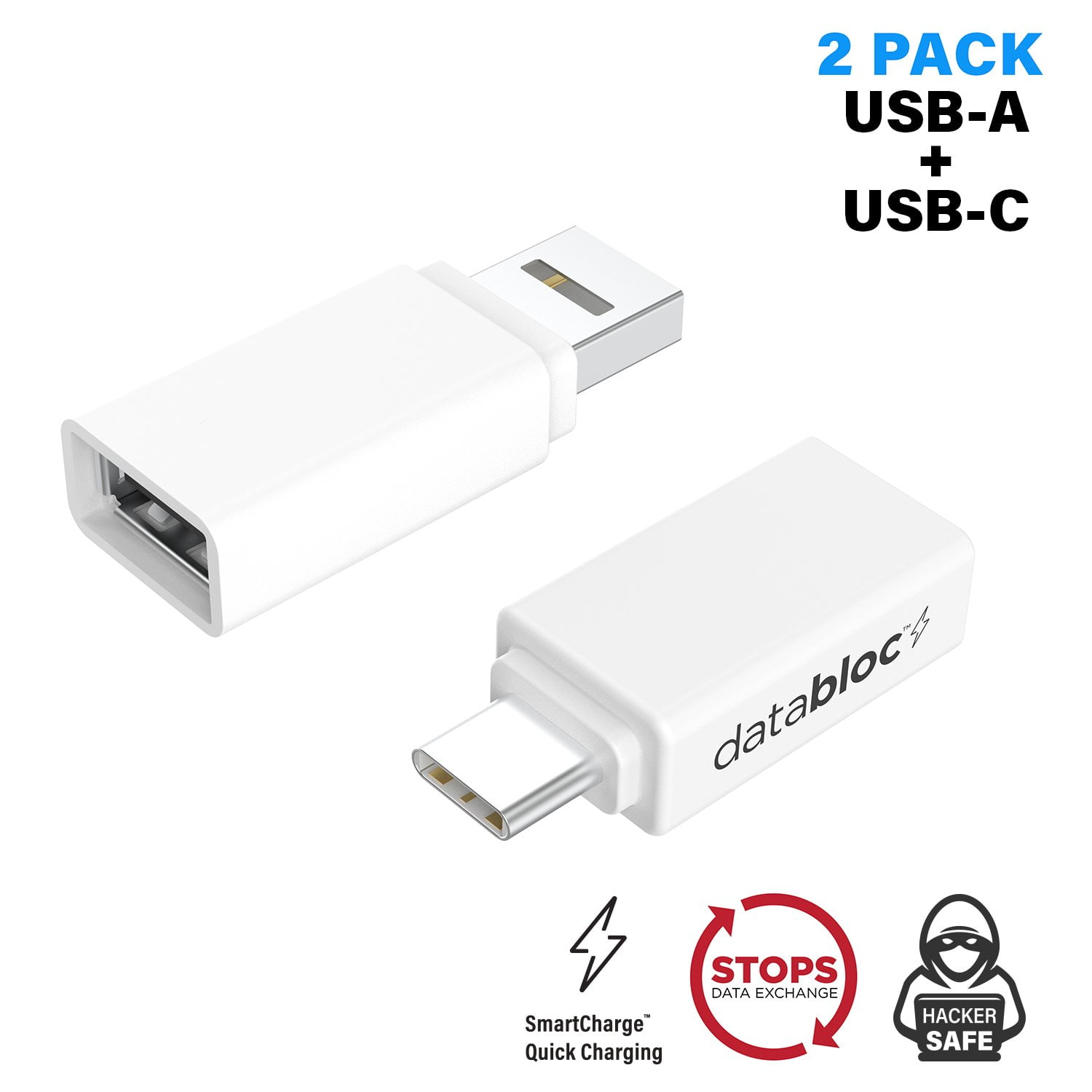 Eyebloc Databloc USB Data Blocker - Charge Only Adapter to Block Data ...