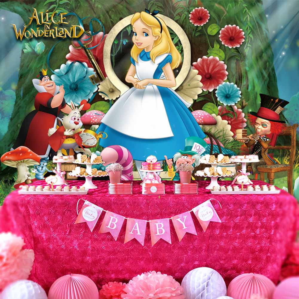 Happy Unbirthday Banner Alice In Wonderland