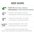 4 Inch Self-adhesive House Numbers, Modern Floating Address Numbers ...
