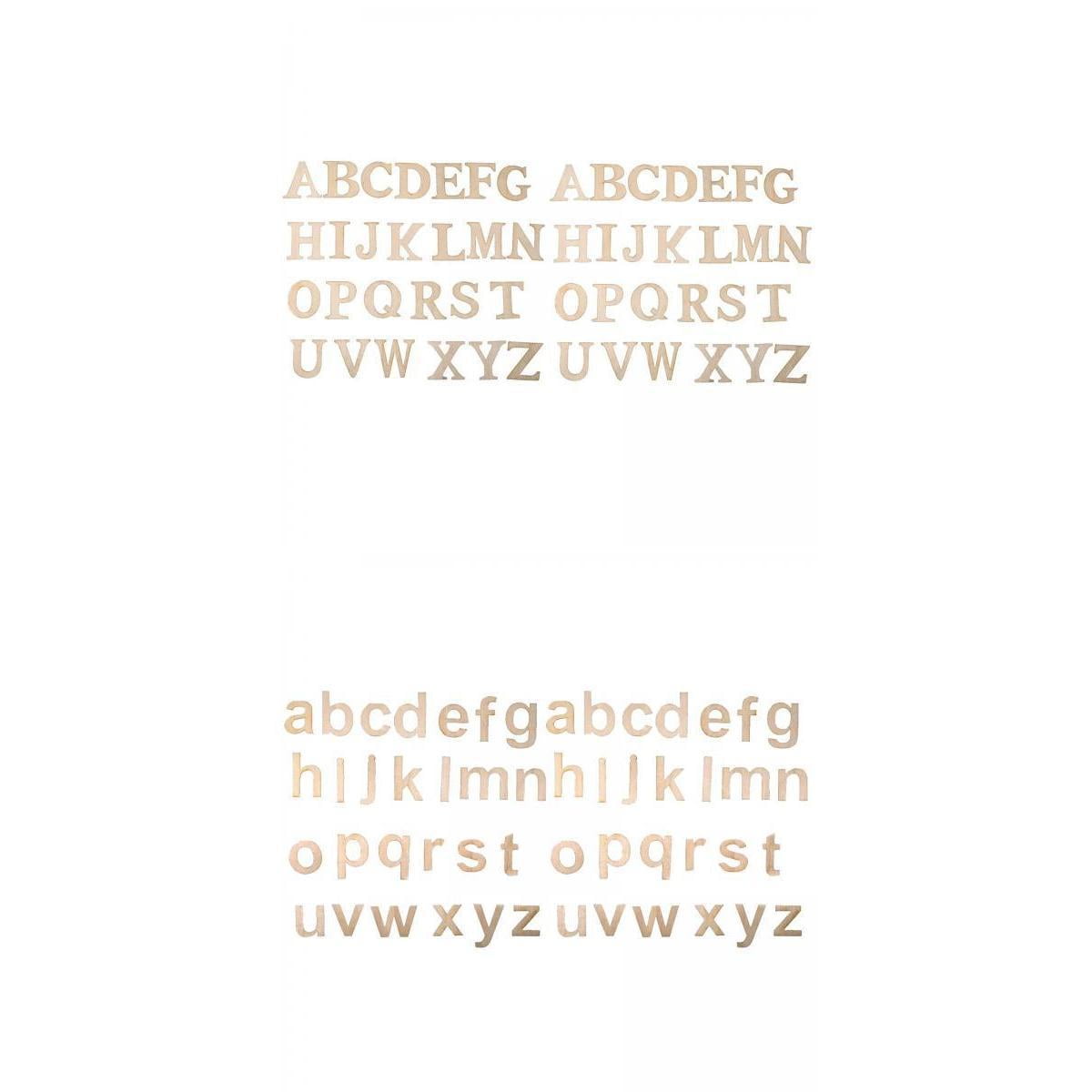 104 Uds. Letras en Minúsculas Mayúsculas Decoración Aprendizaje ...