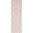 SAFAVIEH Cambridge Liam Geometric Wool Area Rug, Light Pink/Ivory, 9' x ...