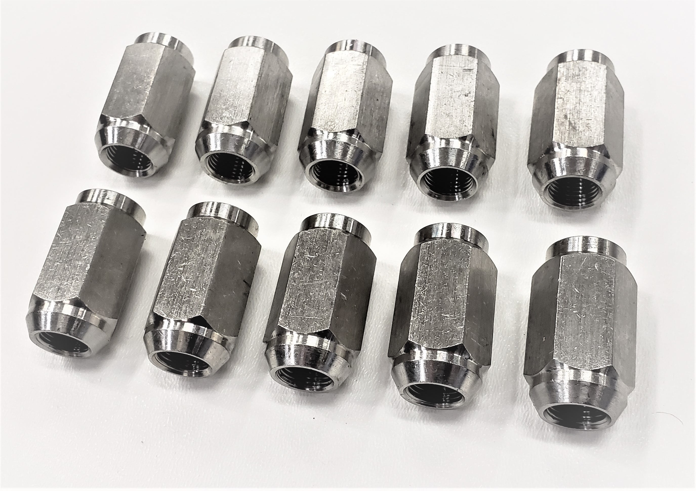 Ten 10 Pack Solid 304 Stainless Steel 1 2 20 Lug Nuts For Trailer ten-10-pack-solid-304-stainless-steel-1-2-20-lug-nuts-for-trailer