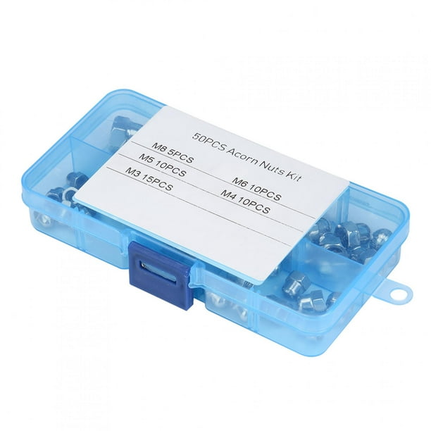 Acorn Hex Nut, Stainless Steel Acorn Nut, Silver For Use In Confined ...