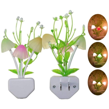 [2 Pack] Sensor XYCCA Night Light, Cute Color Changing Plug-in LED ...