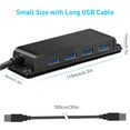Wall Mount USB version Center 4 Harbors Rapid 5Gbps Splitter Gluey Base ...