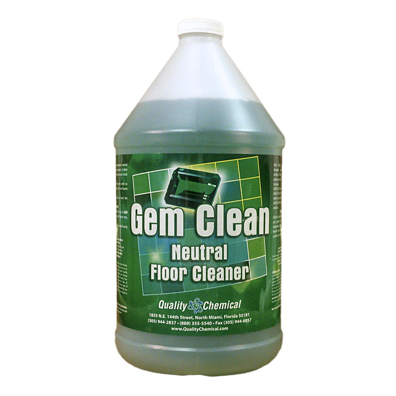 Gem Clean - a neutral floor cleaner concentrate - 1 gallon (128 oz ...