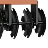 Notched Disc Harrow Plow 5 FT Fits for Category 0 & 1 Tractor, 3 Point ...