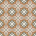The Tile Project 8"X8" Classic Pattern Gothic Ceramic Floor and Wall ...