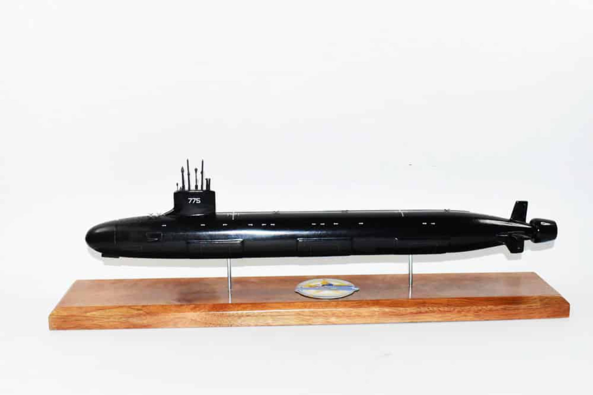 USS Texas (SSN-775) Submarine Model, US Navy, 20 Scale Model, Mahogany ...