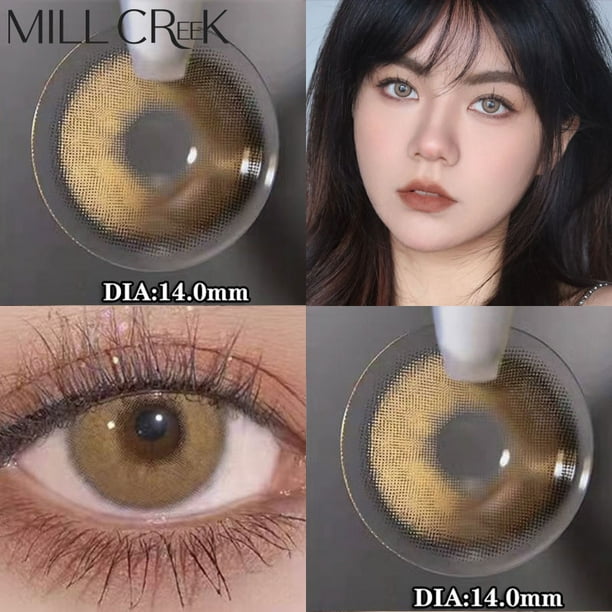 MILL CREEK-lentes de contacto para ojos, lentillas de colores para ...
