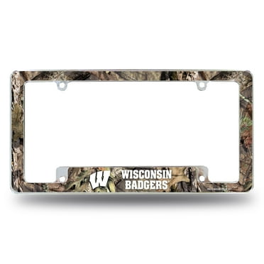 Wisconsin Badgers #1 Fan Metal License Plate - Walmart.com