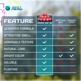 Bait Nerd Natural Strawberry Soluble Pop-up Boilies 10mm 40pcs for Carp Fishing - Walmart.com