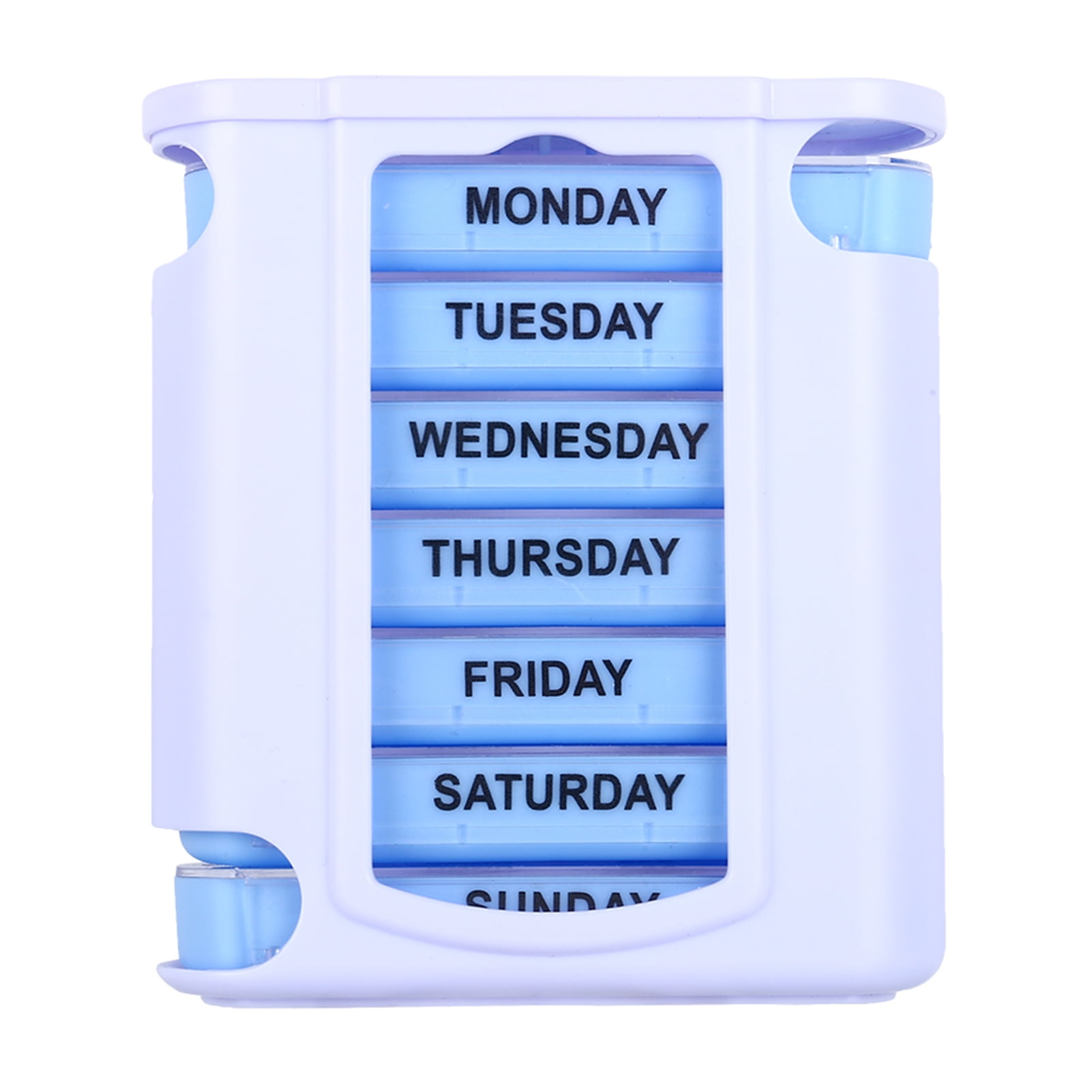 One Week Seven Layer Portable Pill Box Tablet Container Weekly Storage ...
