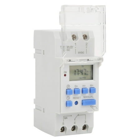 Timer Switch Timer On Off Programmable Timer Switch 5V DC 16A Weekly ...