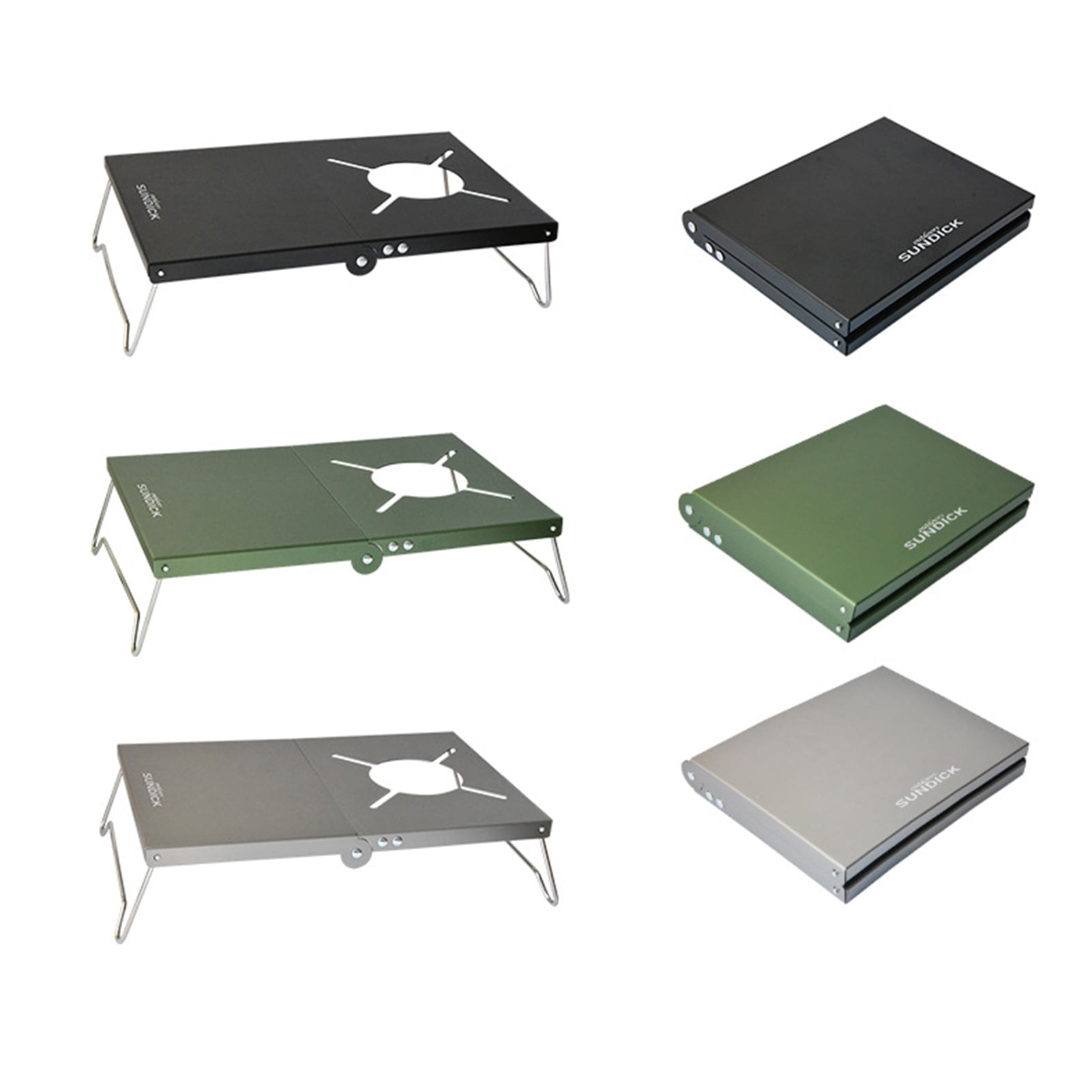 Windfall Outdoor Compact Camp Table, Stove Table Wind-proof Foldable ...