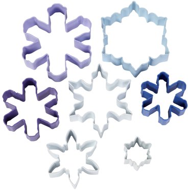 Wilton Christmas Linzer Cookie Cutters, 7-Piece Metal Set - Walmart.com