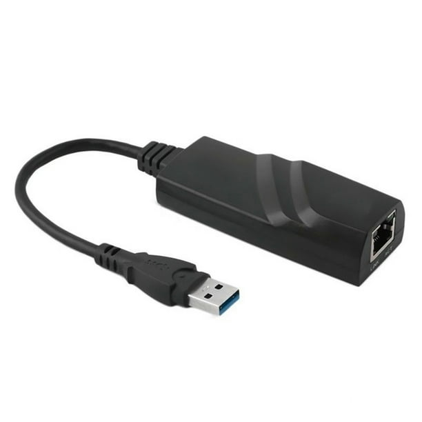Adaptador de red USB 3.0 HUB 10/100/1000 Mbps USB a RJ45 Gigabit ...