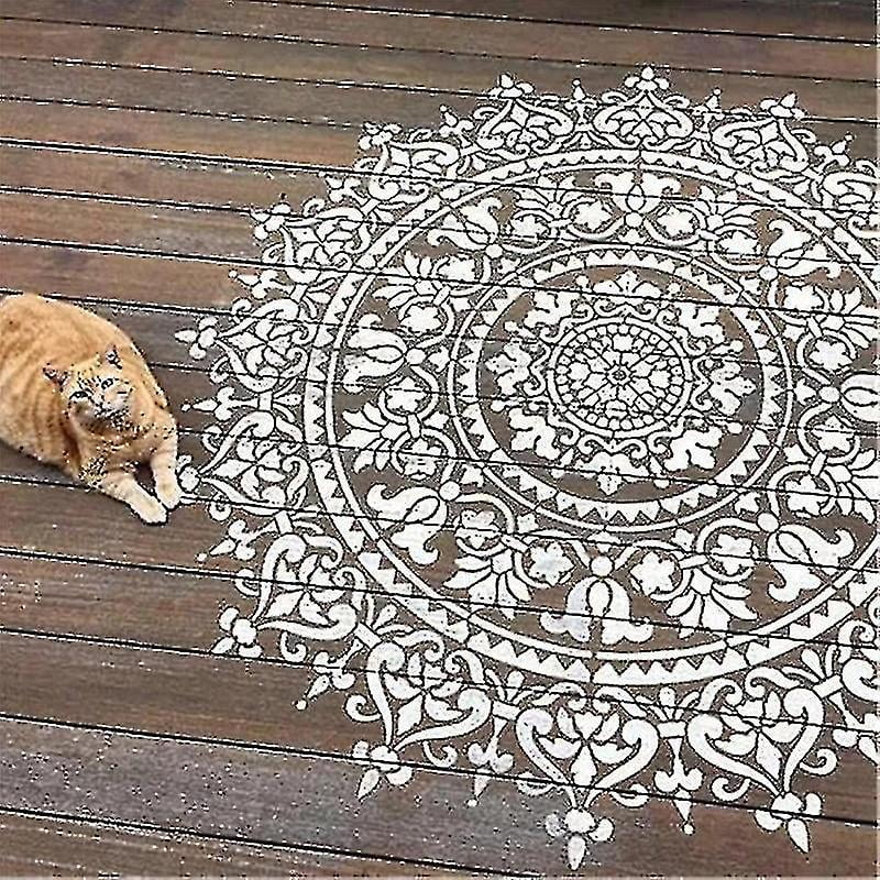 Click here for Geecy 30cm Mandala Auxiliary Painting Template Lar... prices