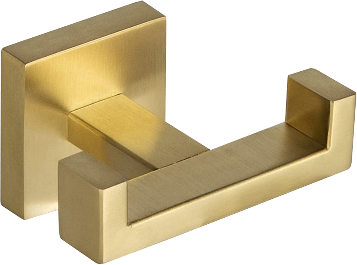 Lava Odoro Matte Black Double Towel Hook, Stainless Steel Robe Towel ...