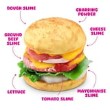 Slime Mart Small Basket Burger Pretend Play Food Themed DIY Slime Craft ...