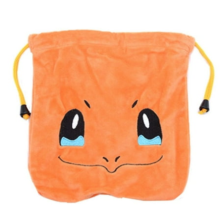 4 Styles Pokemon Drawstring Pocket Storage Bag Plush Toy Anime Figure ...