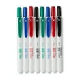 Pen+Gear Retractable Dry Erase Markers, Fine Tip, Assorted Colors, 8 ...