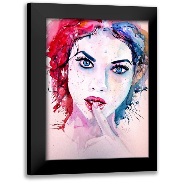 Kovacs Anna Brigite 14x18 Black Modern Framed Museum Art Print Titled