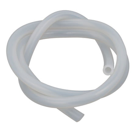 6mm x 10mm High Temp Resistant Silicone Rubber Tube Hose Pipe Milky 1 ...