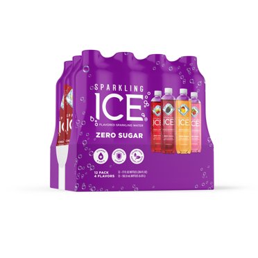 Sparkling Ice® Naturally Flavored Sparkling Water, Ginger Lime 17 Fl Oz, (Pack of 12) - Walmart.com