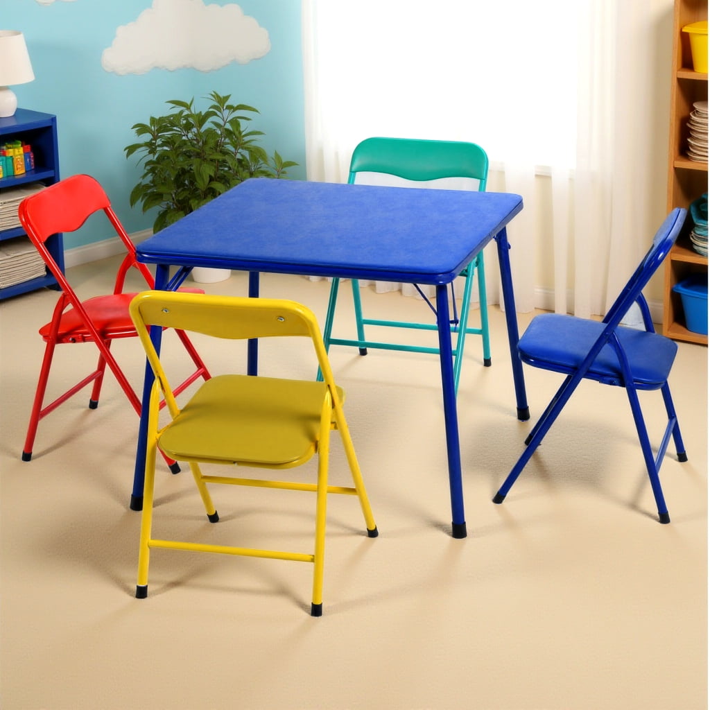 Click here for Homy Casa 5-Piece Kids Folding Table And Chairs Se... prices