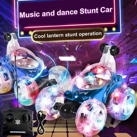Aofa Remote Control Car Flipped 360 Degrees Stable Plastic Music Dance ...