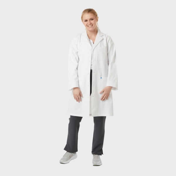 Spectrum Uniforms Twill Finish Lab coat 40-Inch Unisex SILVADUR ...