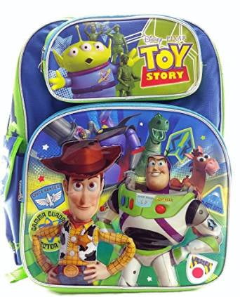 Backpack - - Toys Story Canvas Green & Blue New 684266-2 - Walmart.com