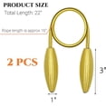 2PCS-DIY Curtain Tiebacks Clips Creative Variety Shape Twist Curtain ...