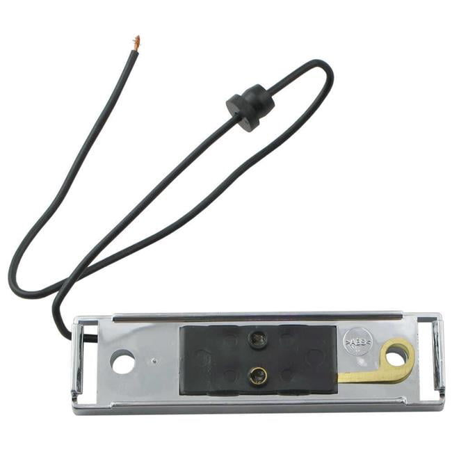 A67CB Chrome Bracket & Single Wire Plug for Thin Line Trailer Clearance & Side Marker Lights ...